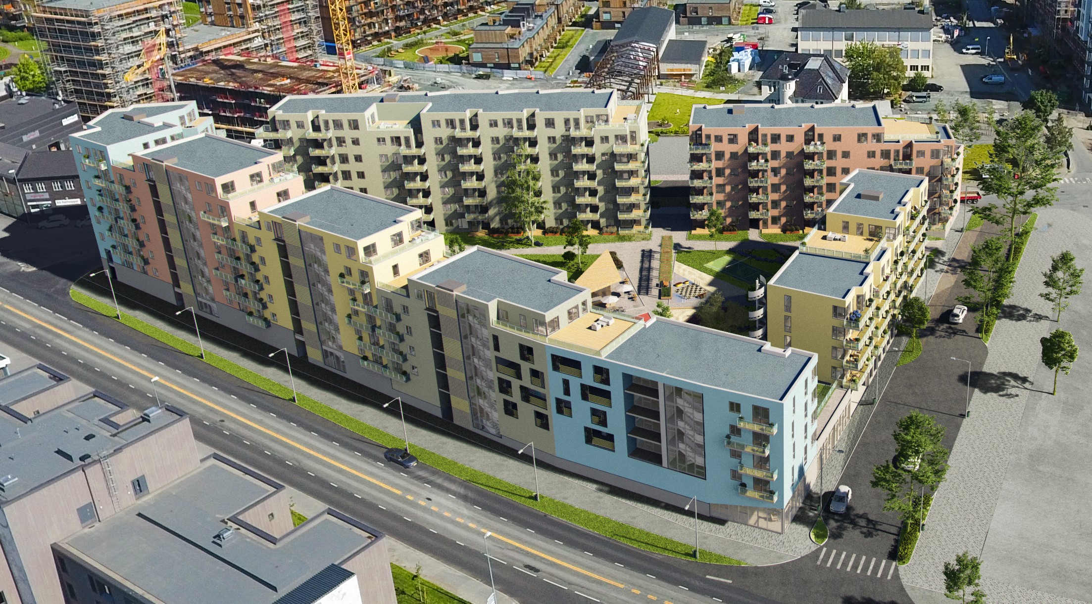 Bygger 276 leiligheter på Lilleby i Trondheim - Betonmast