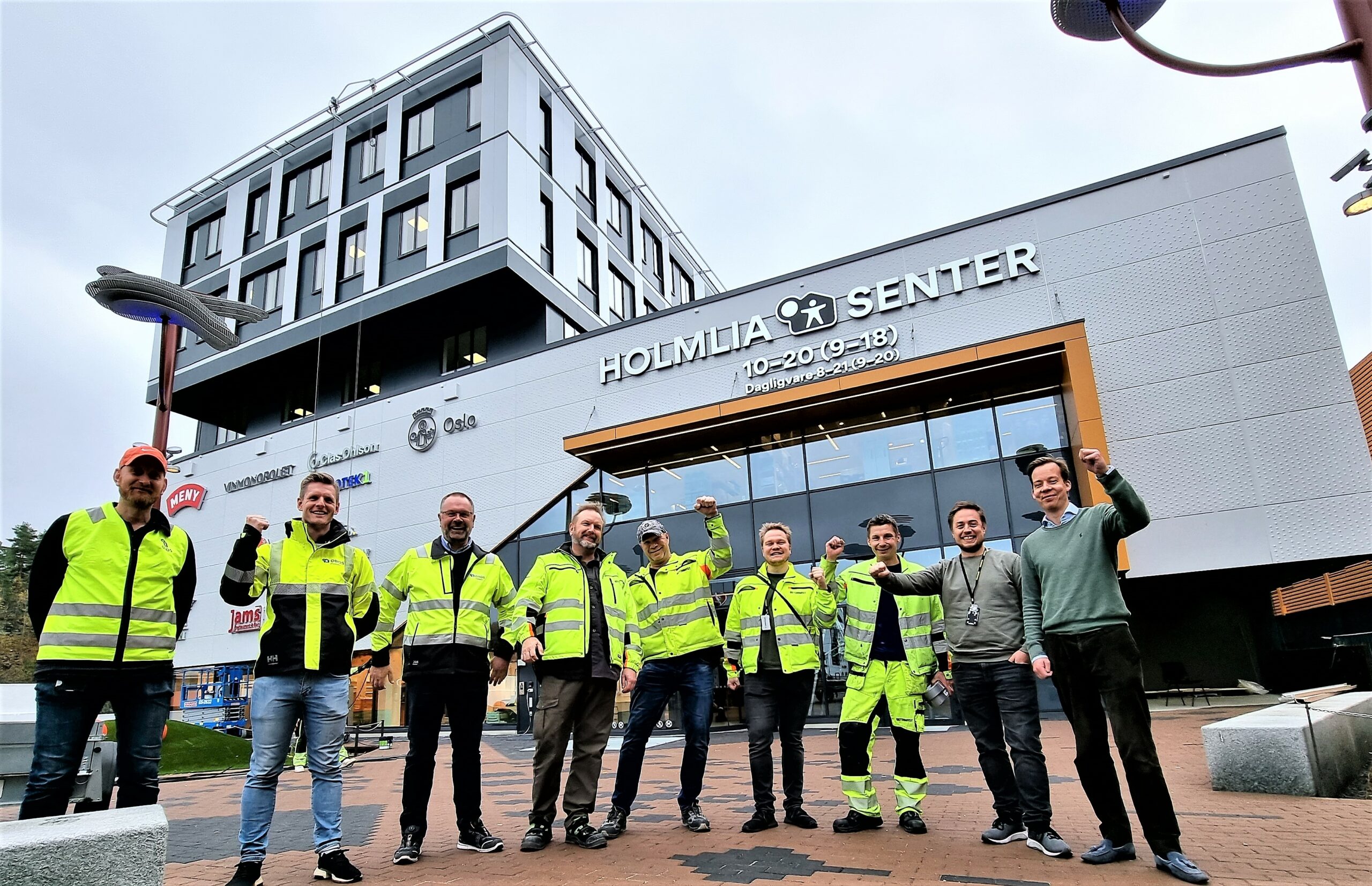 Vellykket samarbeid på nye Holmlia senter - Betonmast