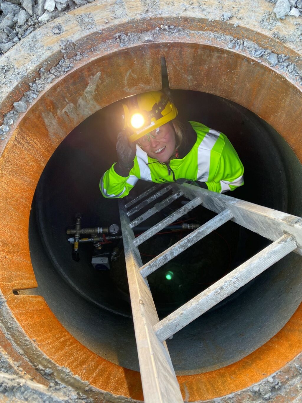 Viktoria (28) bygger landets største næringsbygg - Betonmast