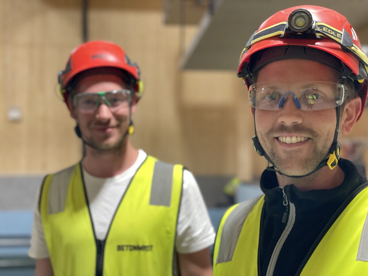 Norges første stormsimulator - Betonmast